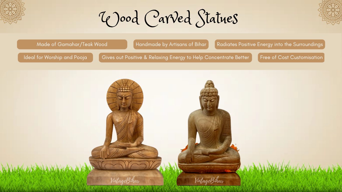 Traditional craftsmanship on Natural Stone and Wood – Vintagebihar