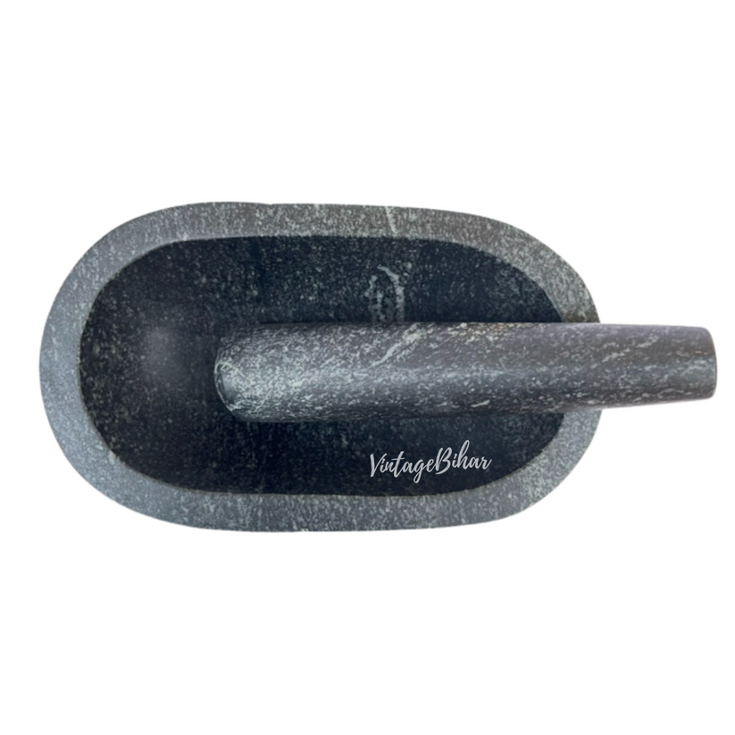 Granite mortar and pestle - silbatta | stone grinding – Vintagebihar